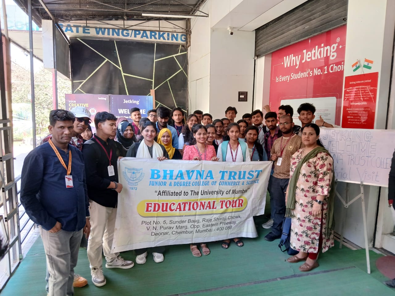 Industrial Visit to Jetking Vashi, Navi Mumbai – Bhavna Trusts College